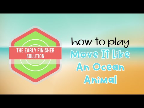 Phonics - Initial Sound -Move It Like An Ocean Animal – Making The Basics Fun Store