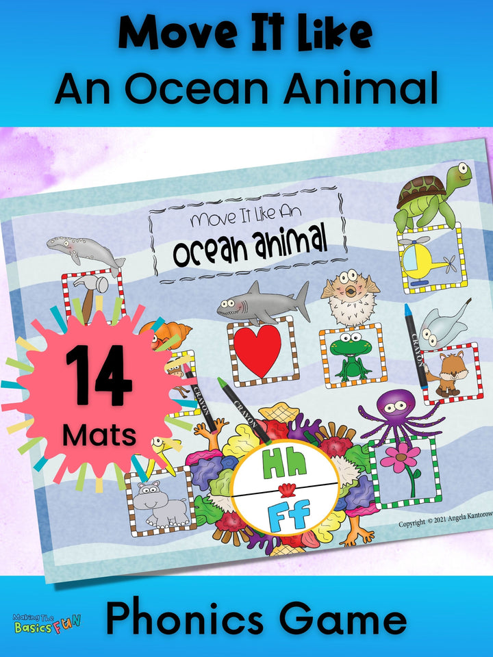 Phonics - Initial Sound -Move It Like An Ocean Animal – Making The ...