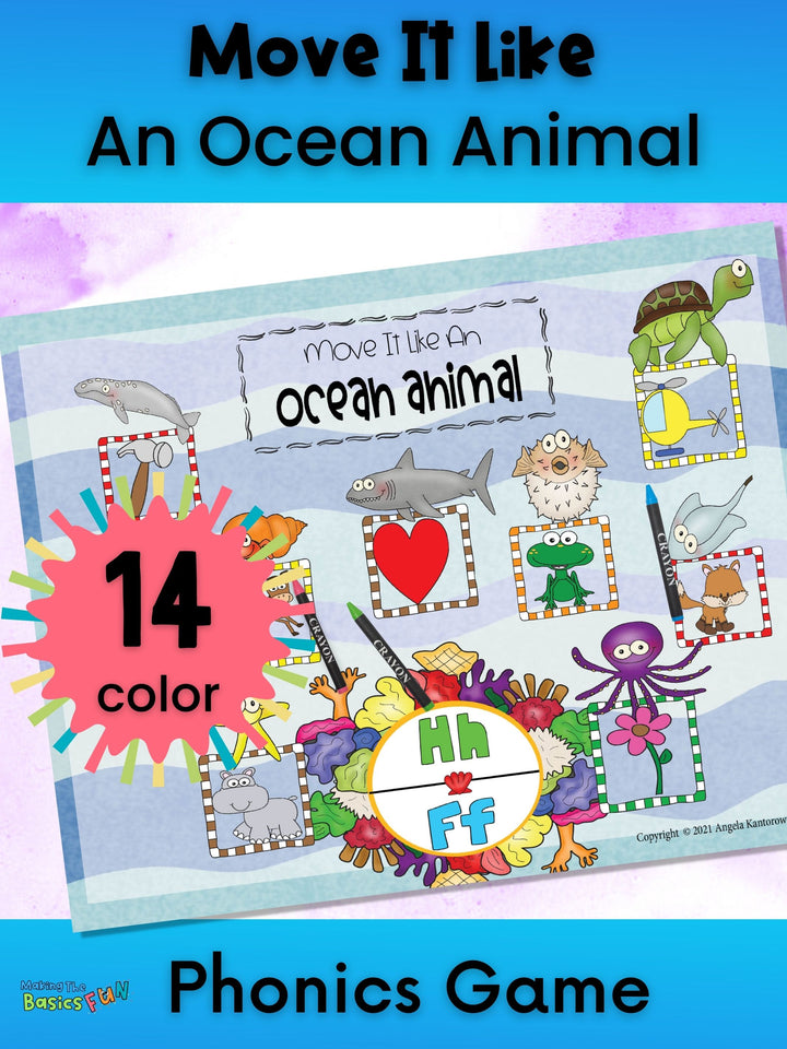 Phonics - Initial Sound -Move It Like An Ocean Animal – Making The ...